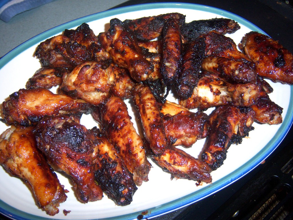 Spicy-Sweet Chicken Wings - Putting It All On The Table